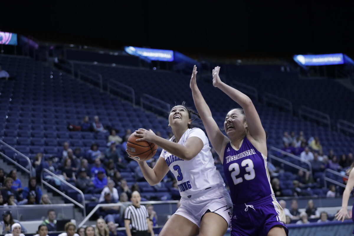 BYU women’s basketball goes inside to battle back for win against ...